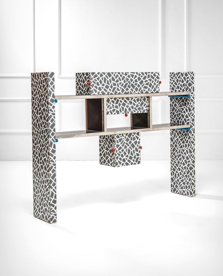 Post Modern Martine Bedin Memphis "Lodge" Bookcase/Cabinet, 1985 For ...