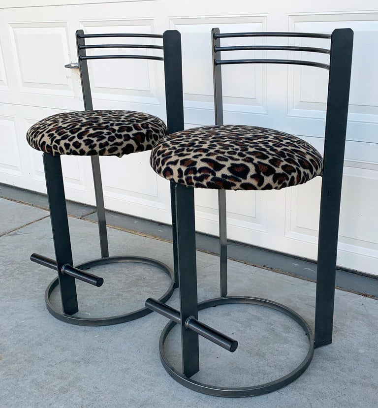 Postmodern Memphis Milano Style Bar Stools, a Pair at 1stDibs | post ...