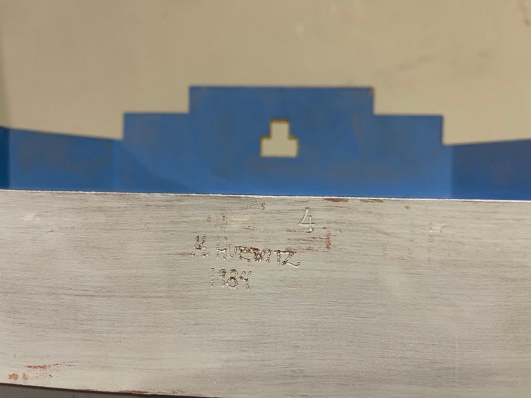 Post Modern Memphis “Ouzo” Wall Cabinet by Artist Michael Hurwitz 1984 ...