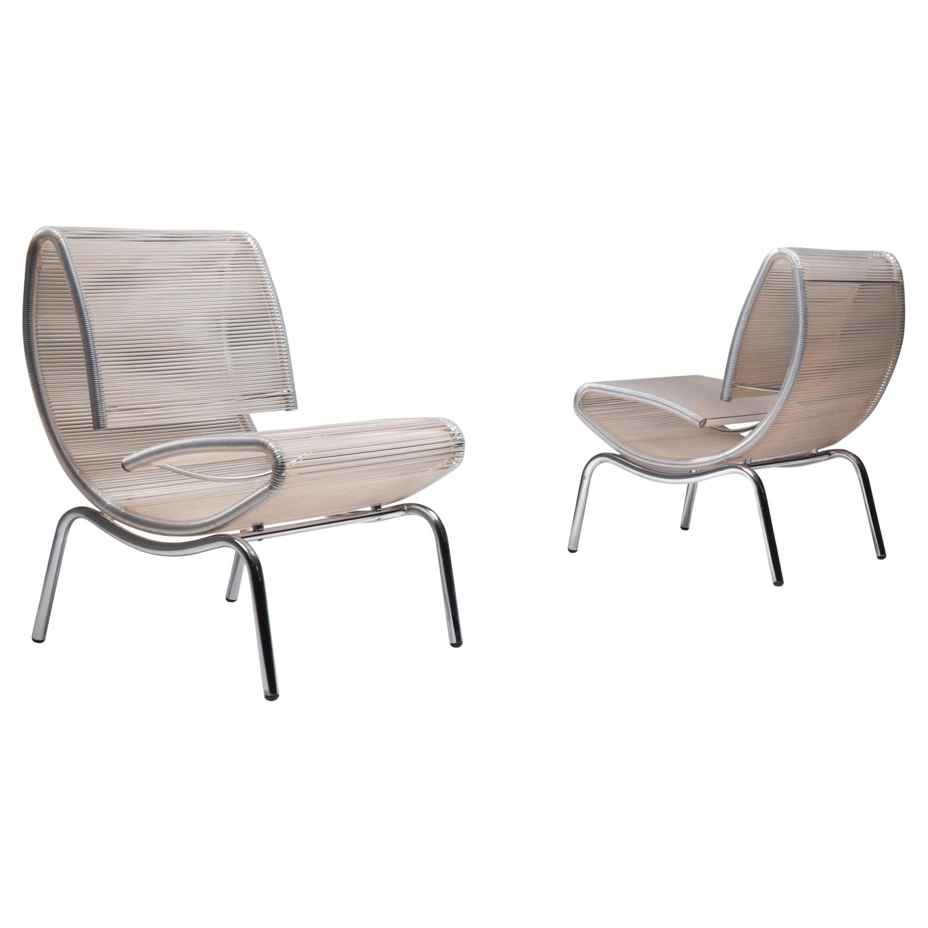 Pair of Architect Post Modern Seconda Chairs by Mario Botta at 1stDibs