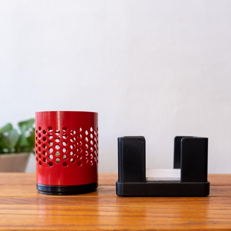 Postmodern Perforated Desk Set by Barbieri and Marianelli for Rexite at ...