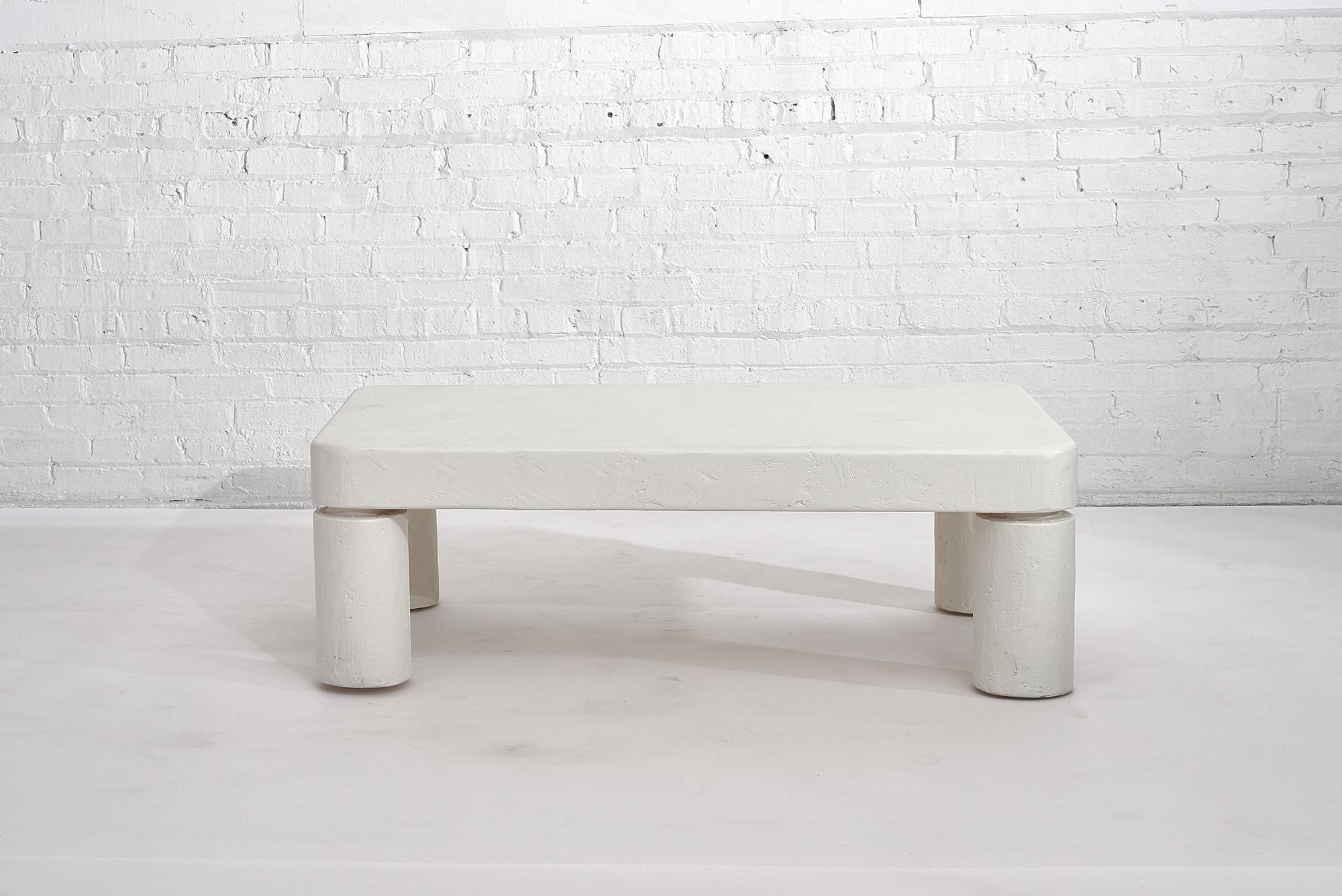 Postmodern Plaster Coffee Table, 1970 at 1stDibs | white plaster coffee ...