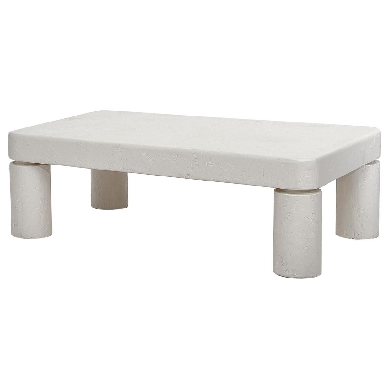 Postmodern Plaster Coffee Table, 1970 at 1stDibs | white plaster coffee ...