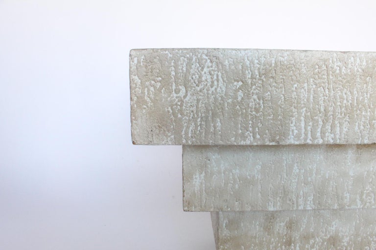 Postmodern Plaster Stacked Table For Sale at 1stDibs