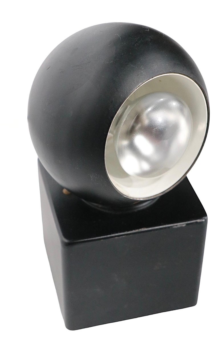 Post Modern Roxter Eyeball Spotlight Desk Lamp Model 7039, circa 1970s ...