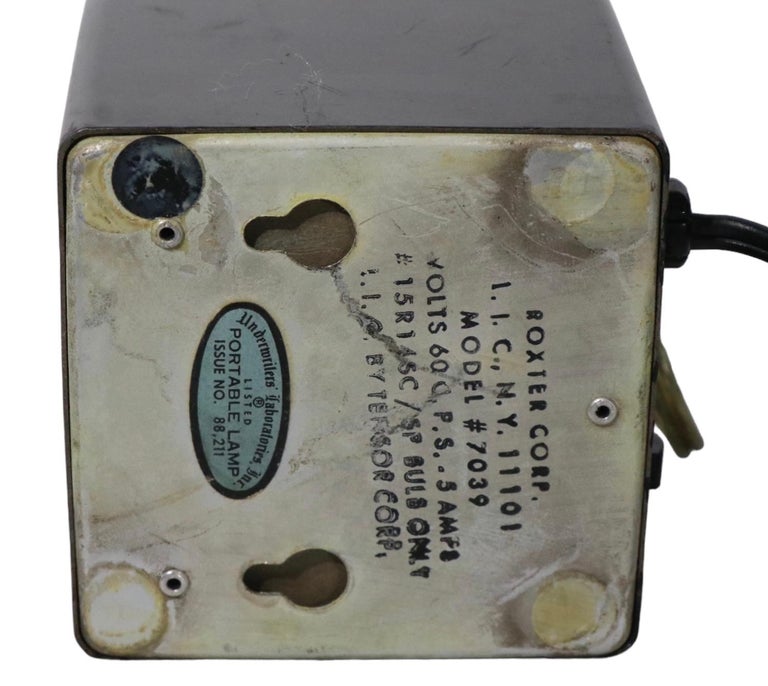 Post Modern Roxter Eyeball Spotlight Desk Lamp Model 7039, circa 1970s ...