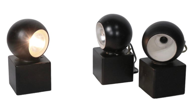 Post Modern Roxter Eyeball Spotlight Desk Lamp Model 7039, circa 1970s ...