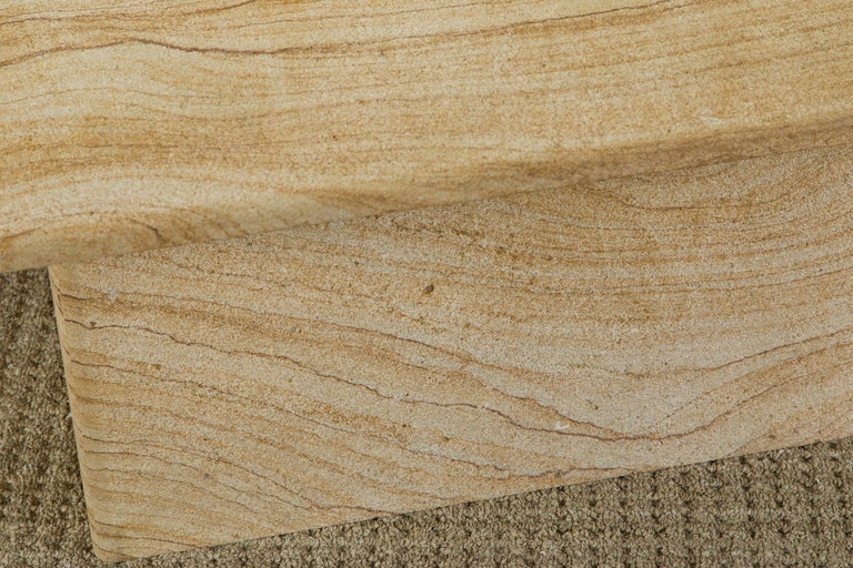Post-Modern Sandstone Coffee Table, c 1990s For Sale at 1stDibs
