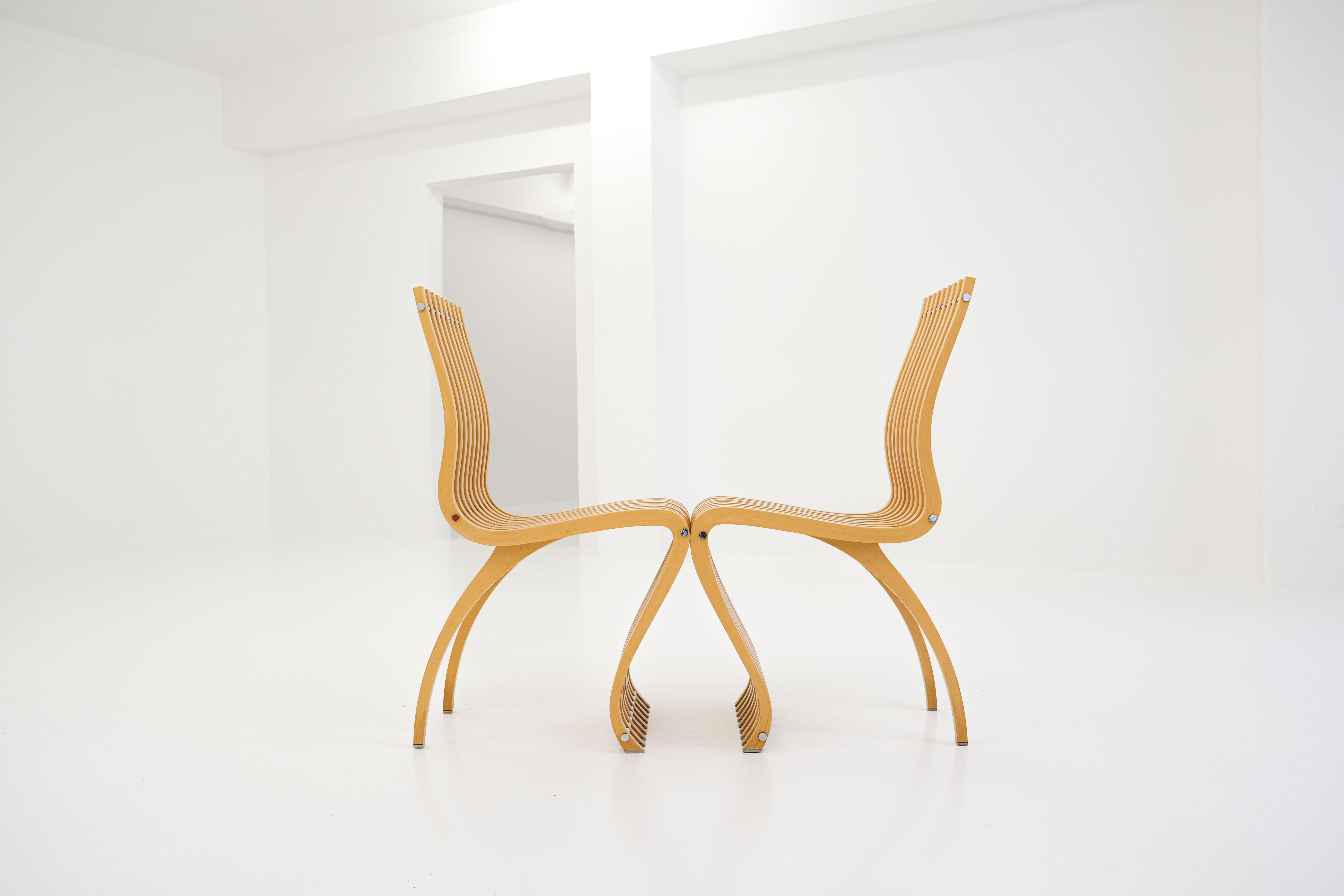 Post-Modern Schizzo Chairs, Two in One, Paire Des Chaises by Ron Arad ...