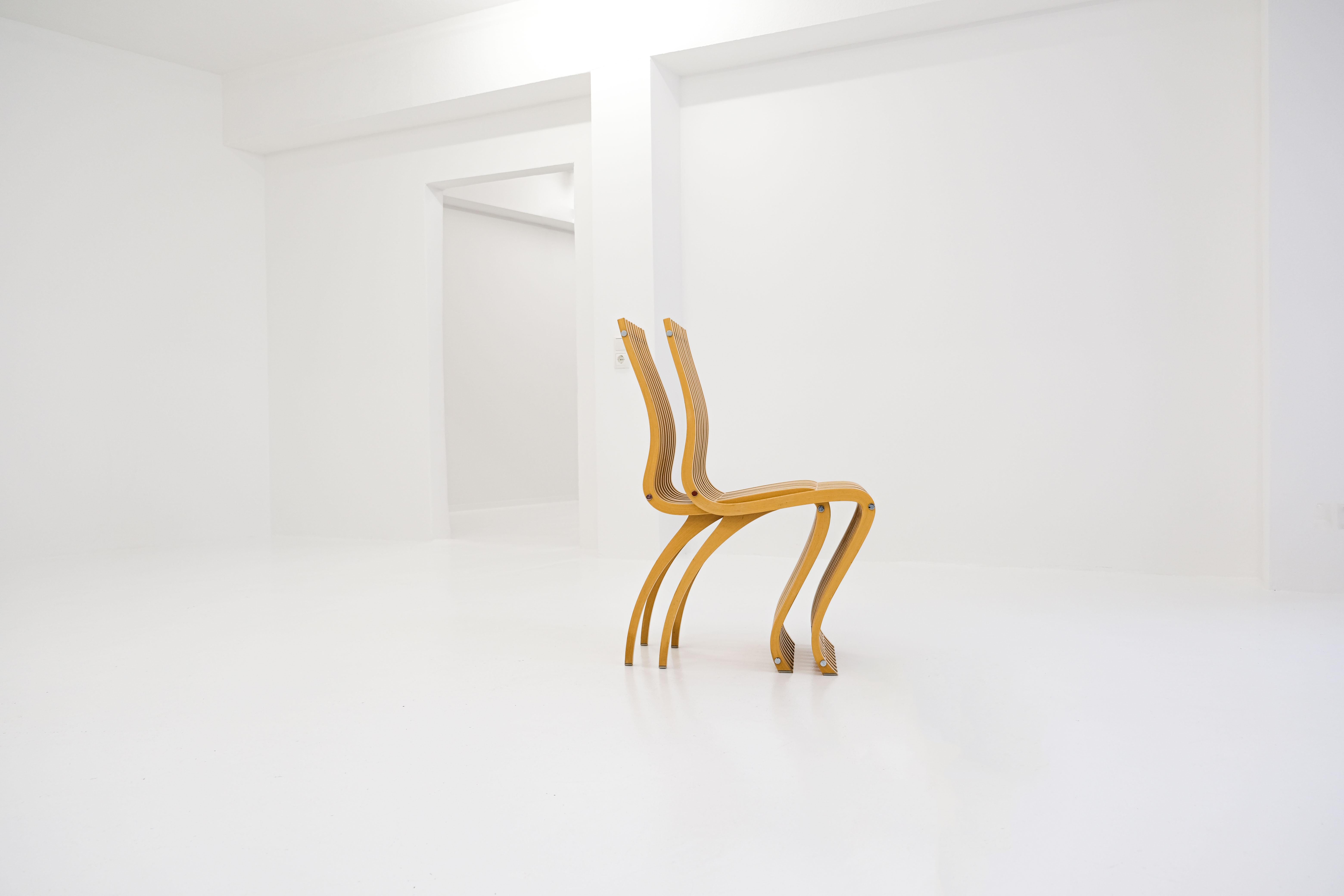 Post-Modern Schizzo Chairs, Two in One, Paire Des Chaises by Ron Arad ...