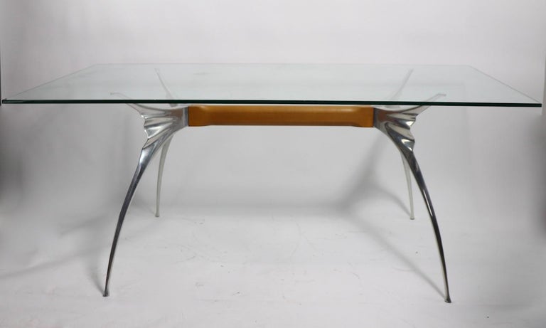 Postmodern Table Desk Bernard Dequet for Protis, France at 1stDibs