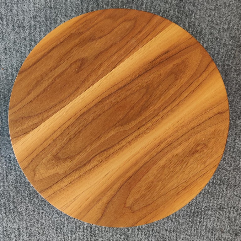 Post-Modern Turn Sidetables, Stools, Patty Johnson, Keilhauer Walnut ...