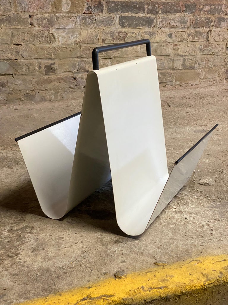 Post Modern Zig Zag Magazine Media Stand For Sale at 1stDibs