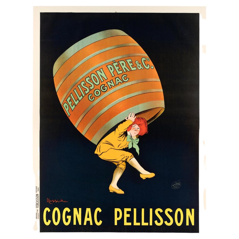 Poster Cognac Pellisson For Sale at 1stDibs