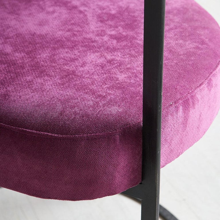 Postmodern Accent Chair in Fuschia at 1stDibs