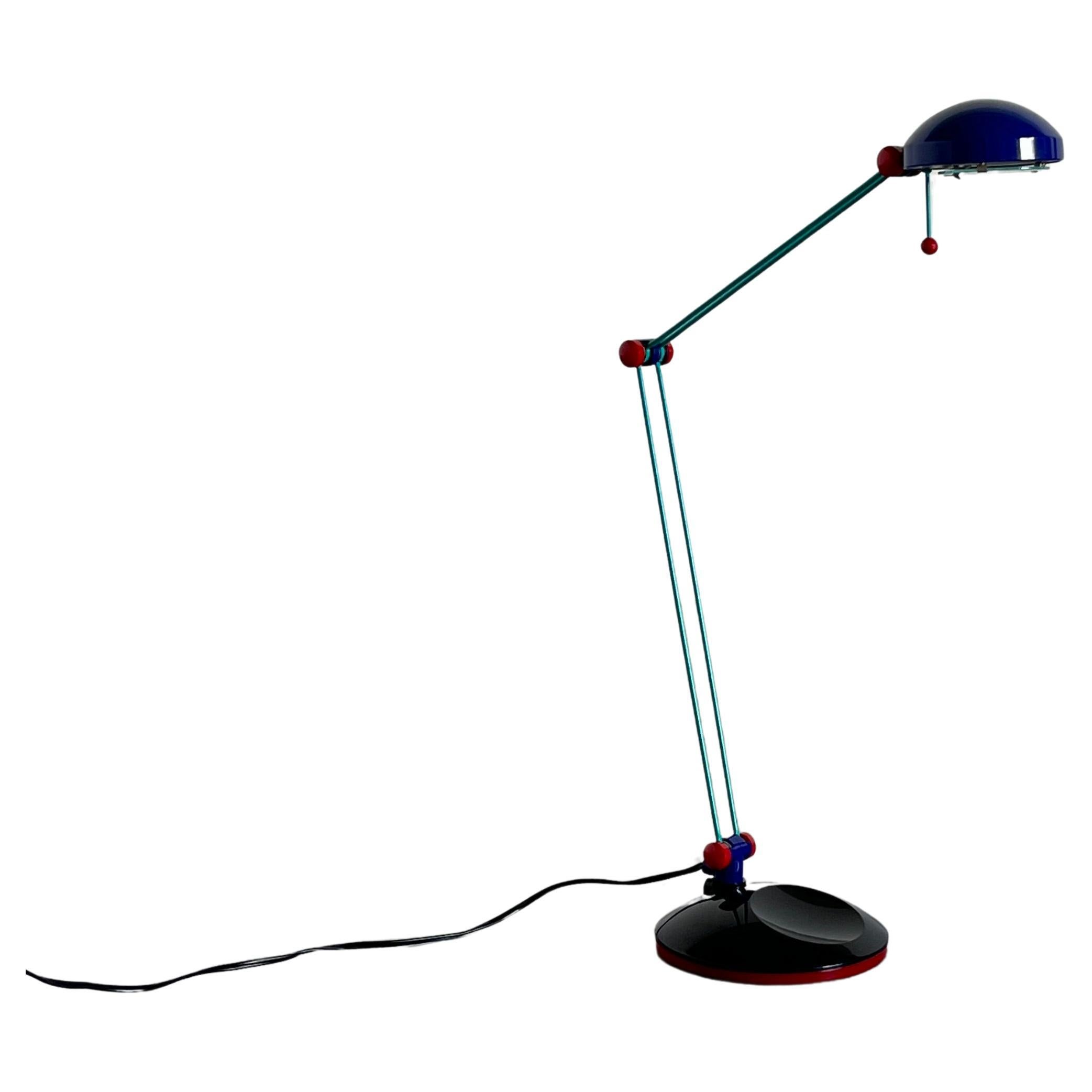 Postmodern Adjustable Colorful Table Lamp by Vrieland, Memphis Style ...