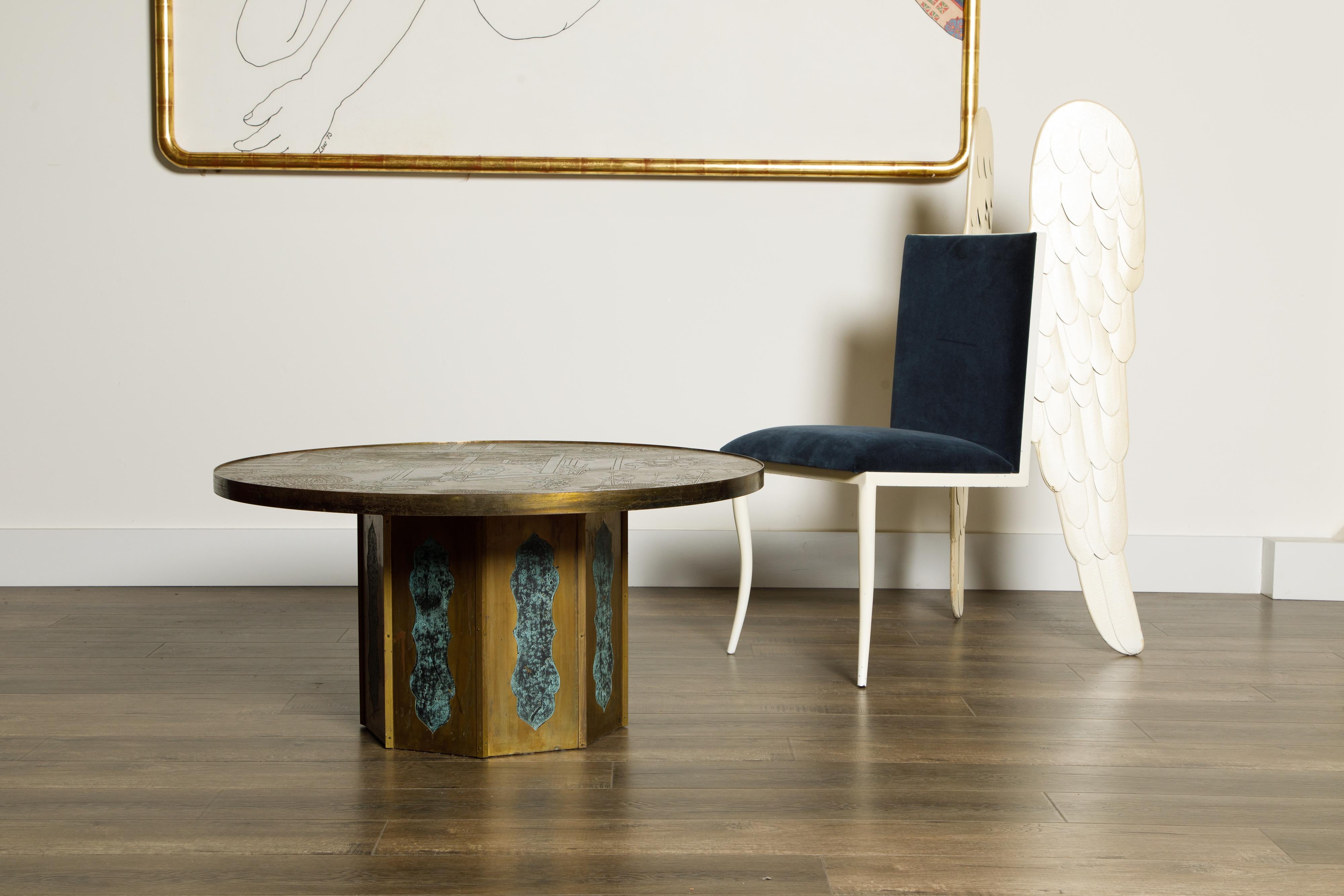 Postmodern Angel Wing Chair with Blue Velvet Upholstery, circa 1980s at ...