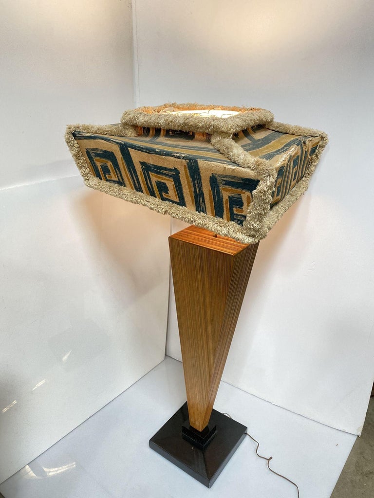 Postmodern Angular Sculptural Floor Lamp in the Style of Paul Frankl ...
