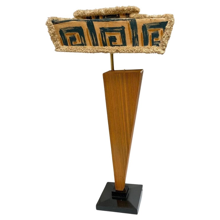 Postmodern Angular Sculptural Floor Lamp in the Style of Paul Frankl ...