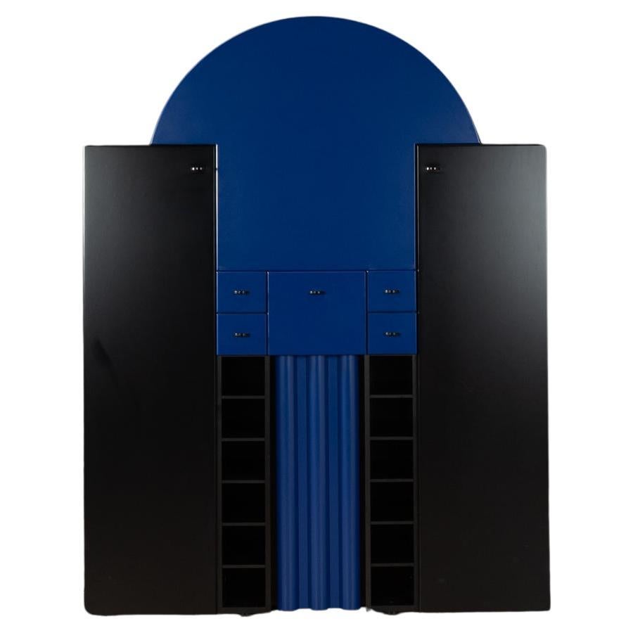 Postmodern bar cabinet by Peter Maly for Interlübke For Sale at 1stDibs