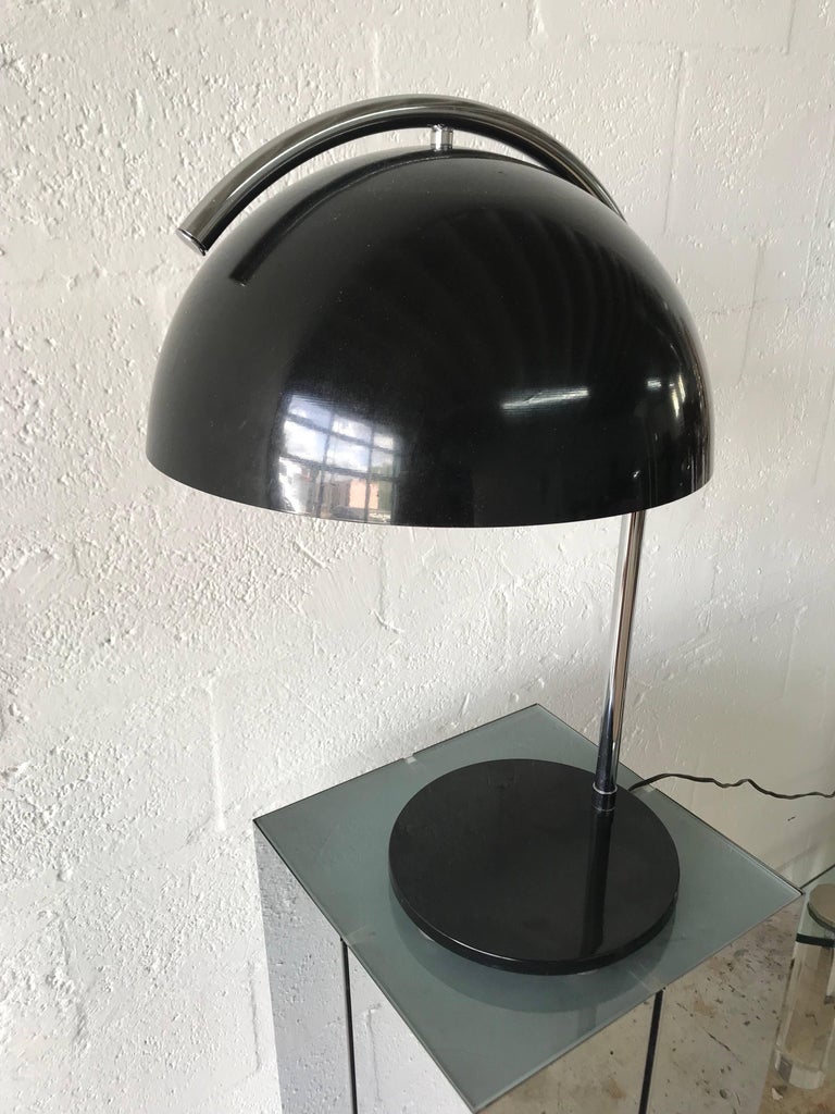 Postmodern Black Desk Table Task Lamp For Sale at 1stDibs
