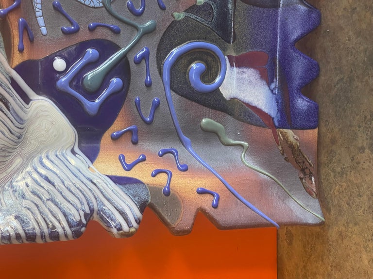 Postmodern Ceramic Wall Sculpture by Matthew Patton For Sale at 1stDibs ...