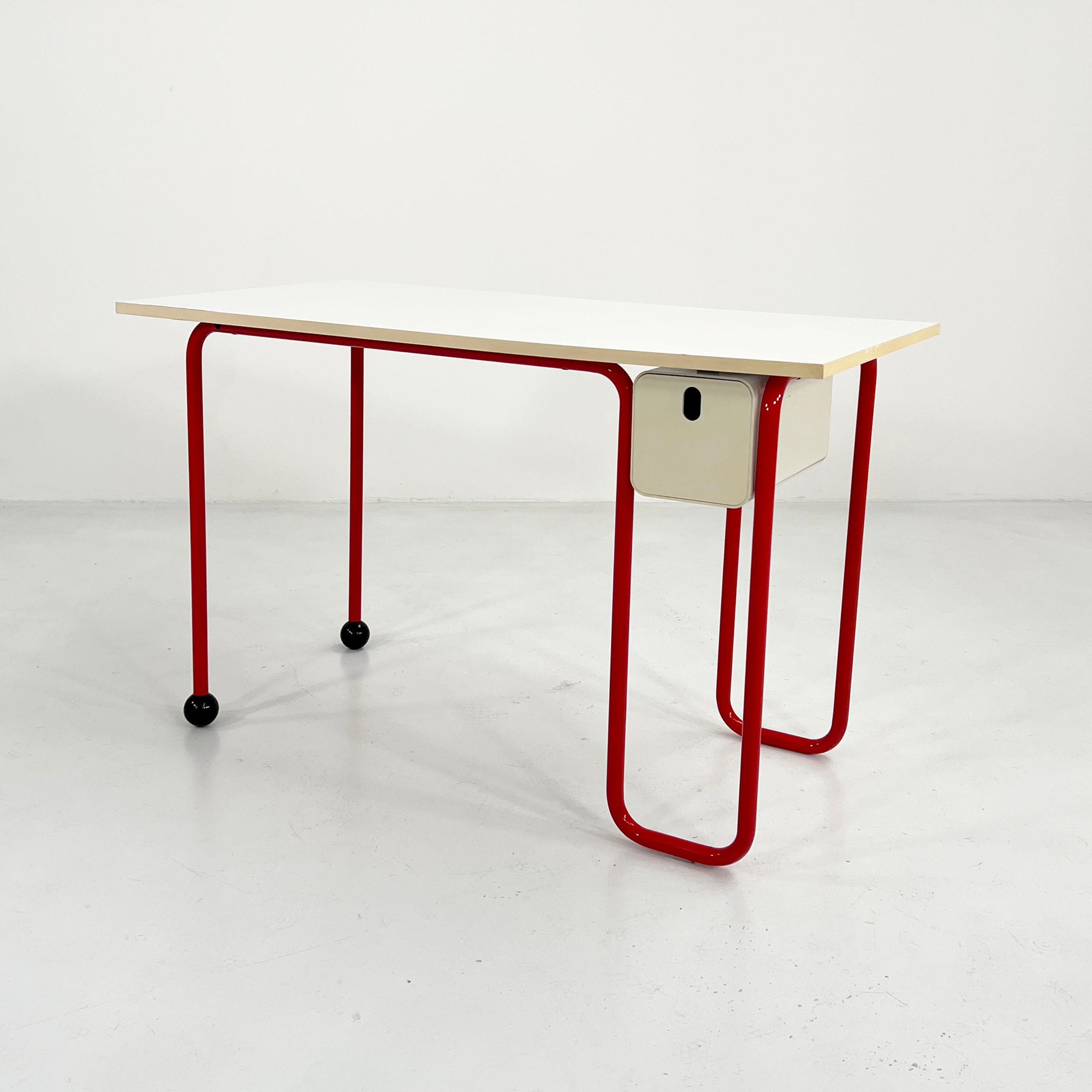 Postmodern Desk by Georges Coslin for Longato, 1980s at 1stDibs