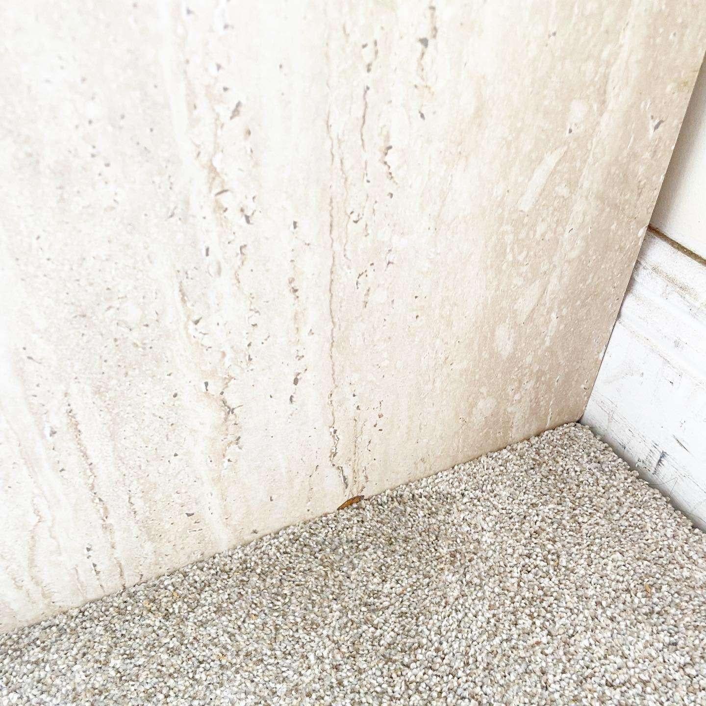 Postmodern Faux Travertine Laminate Credenza For Sale at 1stDibs ...