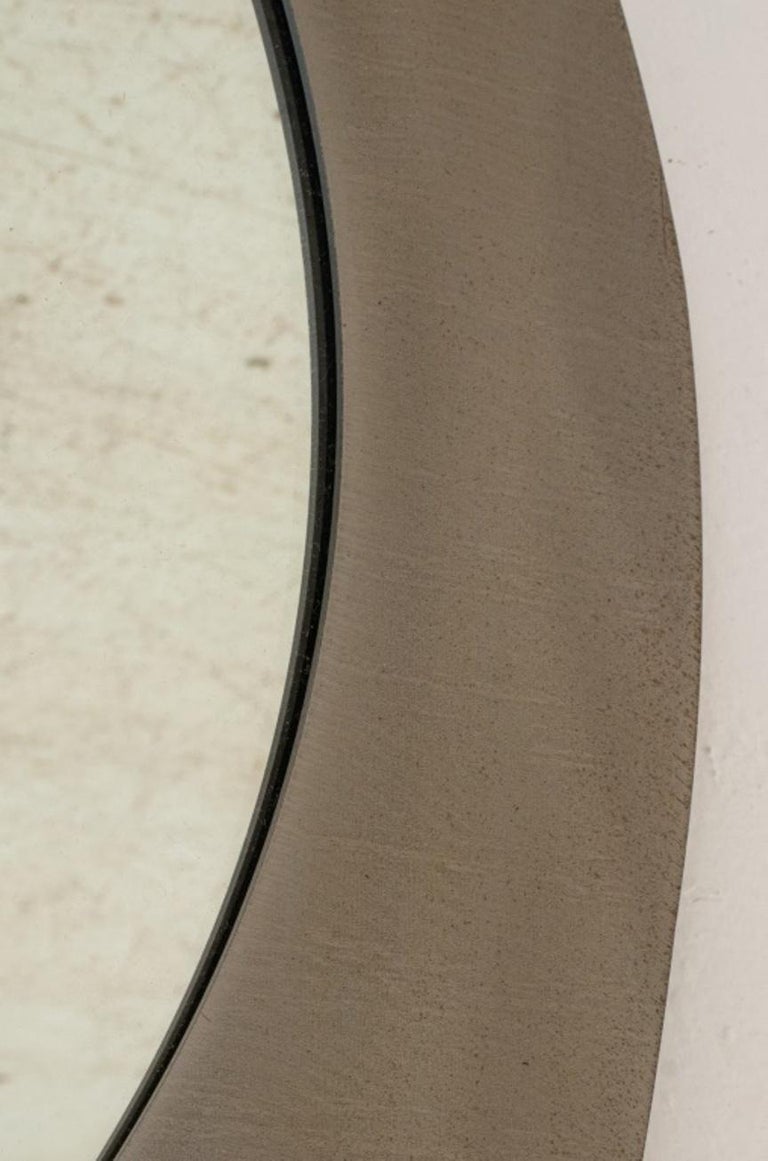 Postmodern Freeform Steel Framed Mirror For Sale at 1stDibs