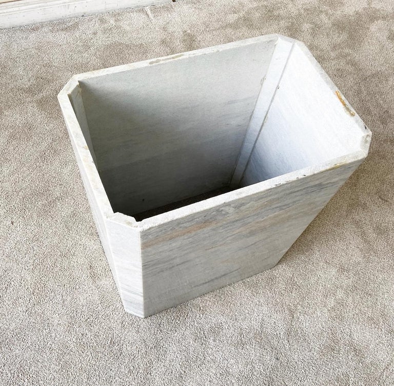 Postmodern Grey Granite Dining Table For Sale at 1stDibs