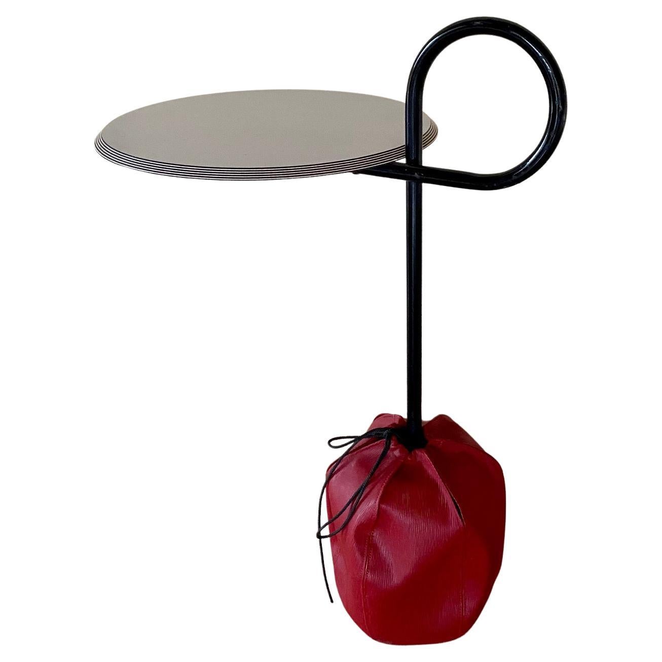 Postmodern Multicolored Italian Memphis Design Pedestal Gueridon Side ...