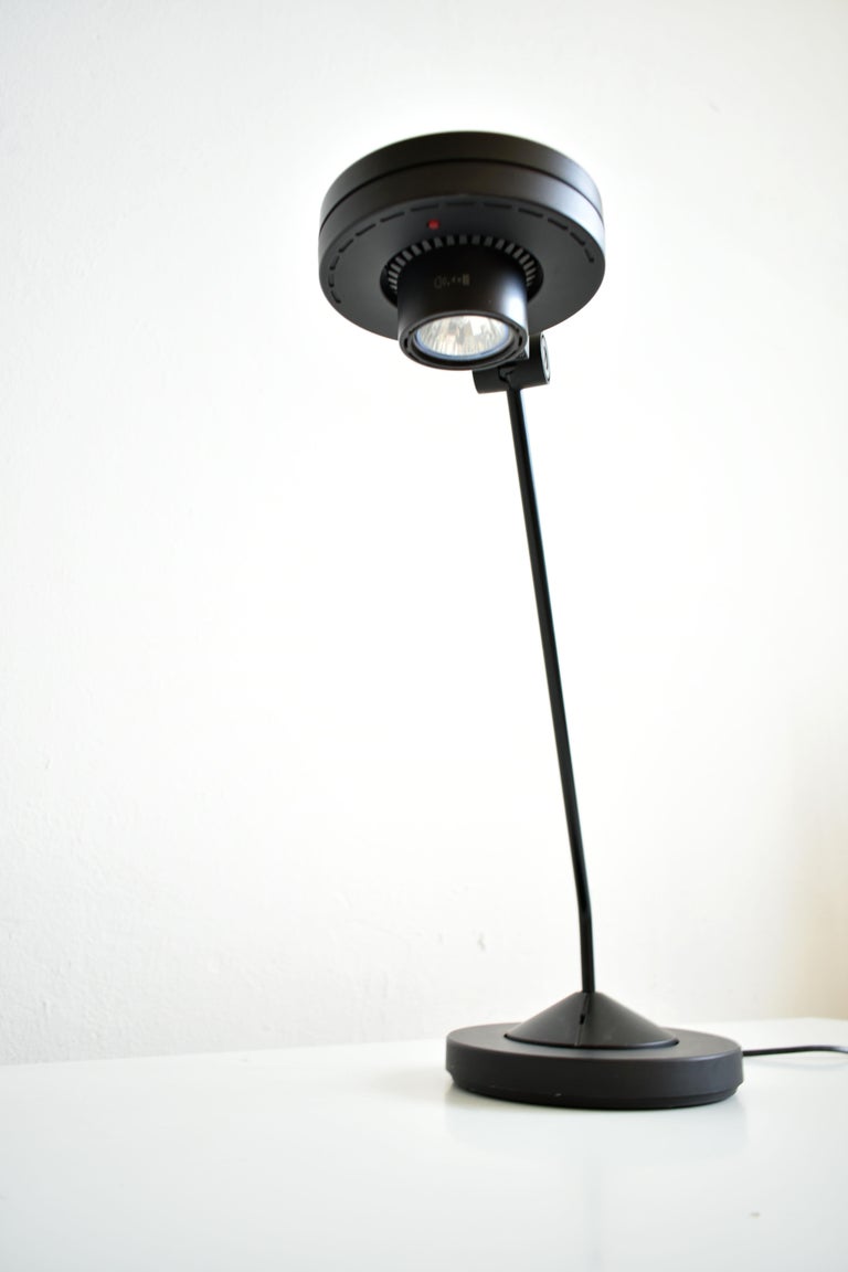Postmodern Halogen Desk Lamp 'Discus', Hartmut S. Engel for Staff ...