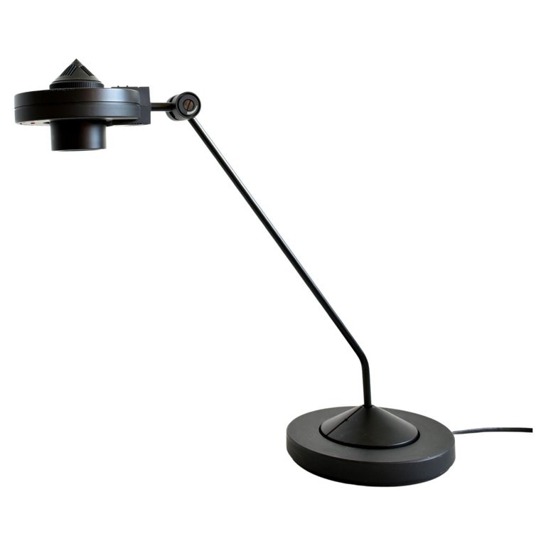 Postmodern Halogen Desk Lamp 'Discus', Hartmut S. Engel for Staff ...