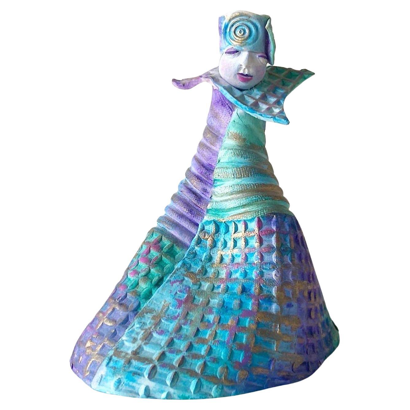 Postmodern Handmade Clown/Jester Candle Holder Sculpture For Sale at ...