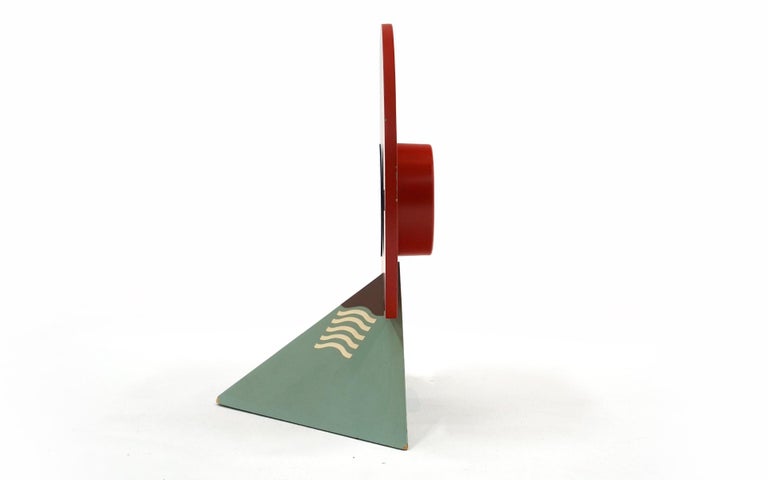 Postmodern Howard Miller George Nelson 1984 Olympus Table Clock "Tempo ...