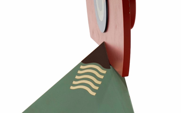 Postmodern Howard Miller George Nelson 1984 Olympus Table Clock "Tempo ...