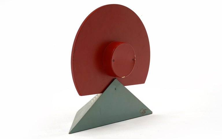 Postmodern Howard Miller George Nelson 1984 Olympus Table Clock "Tempo ...