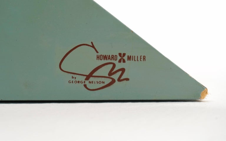 Postmodern Howard Miller George Nelson 1984 Olympus Table Clock "Tempo ...
