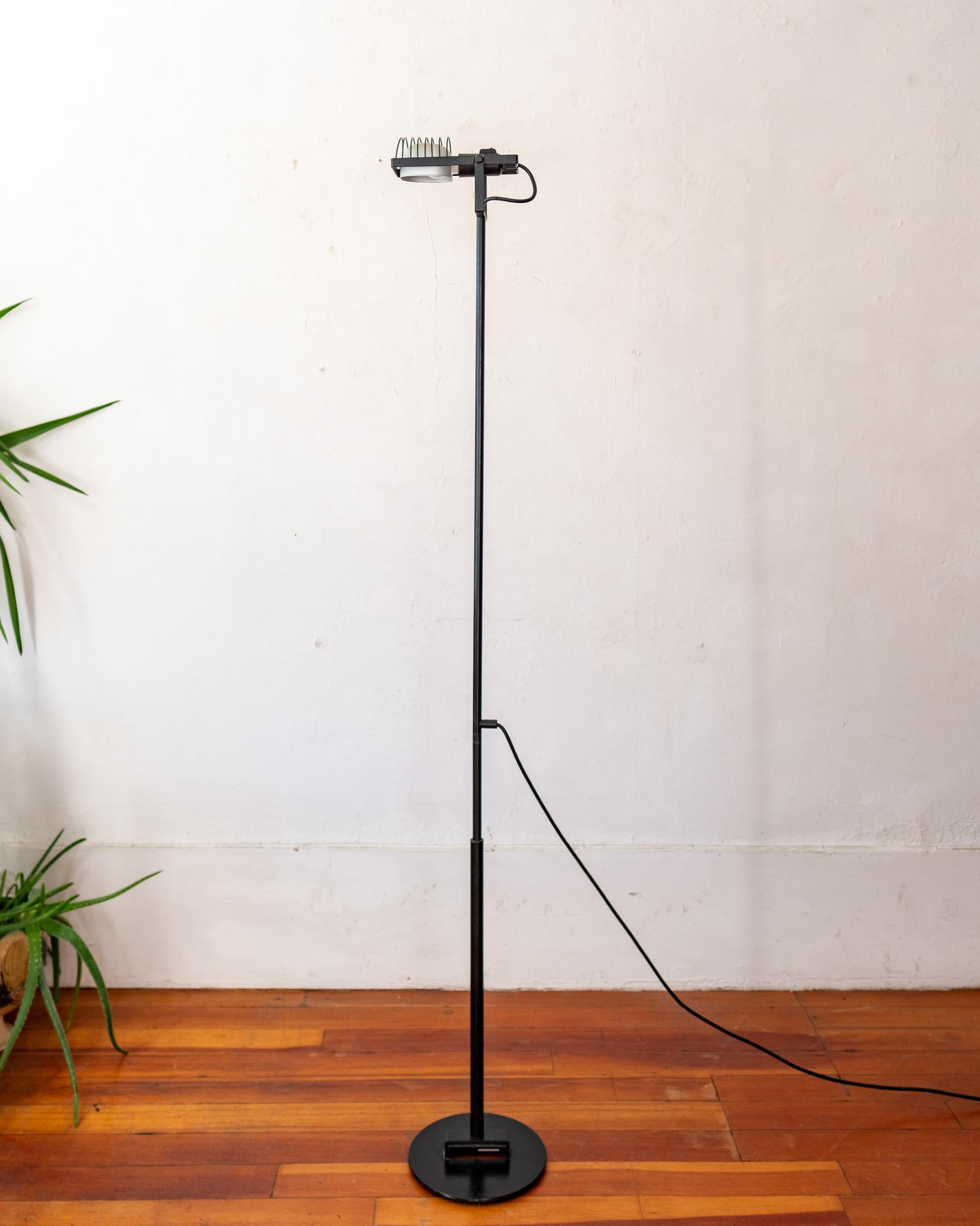 Postmodern Italian Sintesi Floor Lamp by Ernesto Gismondi, 1970s at 1stDibs