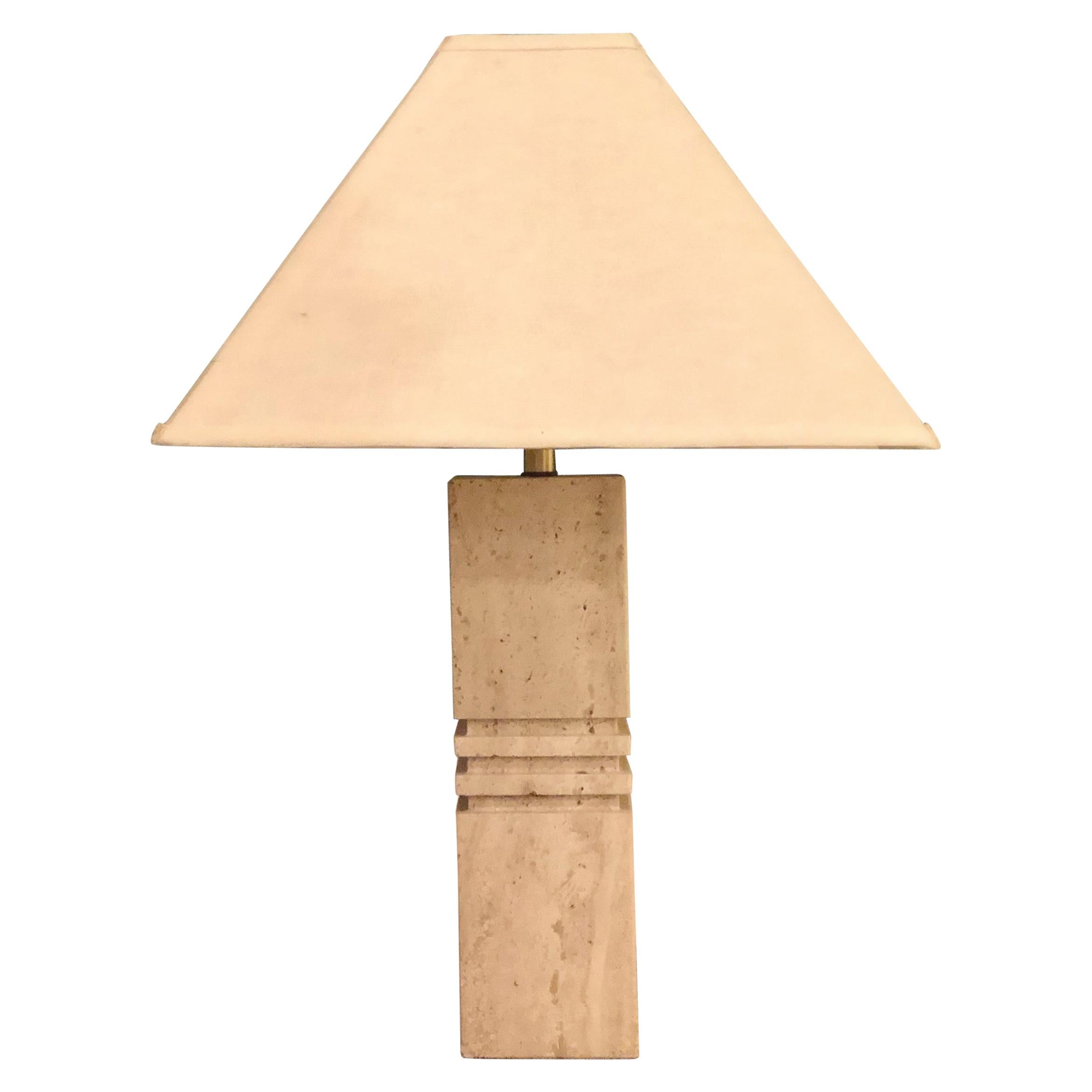 Travertine Table Lamps - 239 For Sale at 1stDibs | giuliano cesari ...