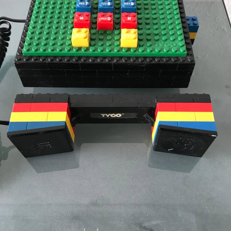 Postmodern “LEGO” Telephone, Phone by Tyco at 1stDibs