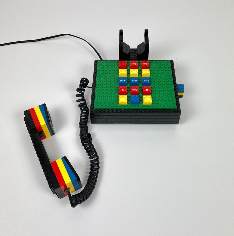 Postmodern “LEGO” Telephone Phone by Tyco For Sale at 1stDibs | tyco ...