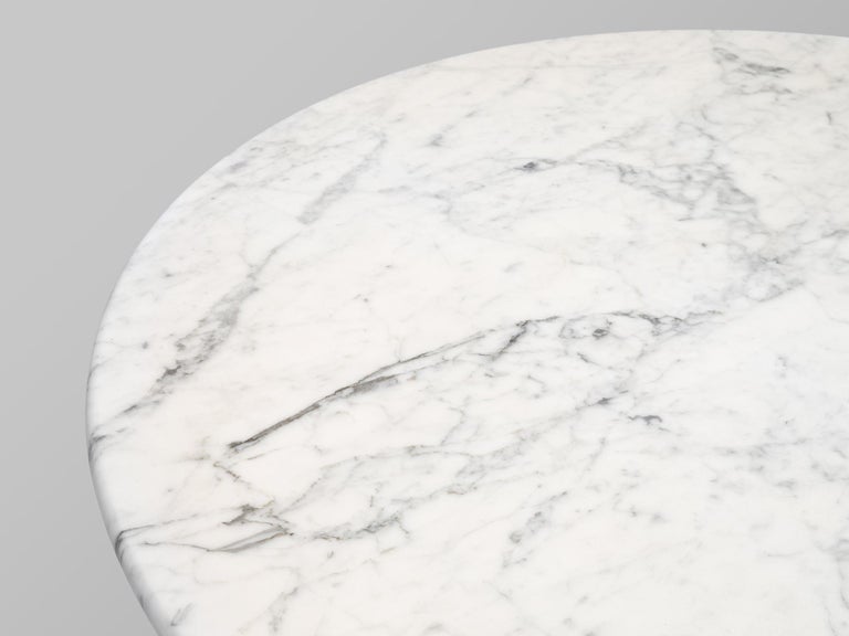 Postmodern Marble Dining Table with Pascal Mourgue 'Biscia' Chairs in ...