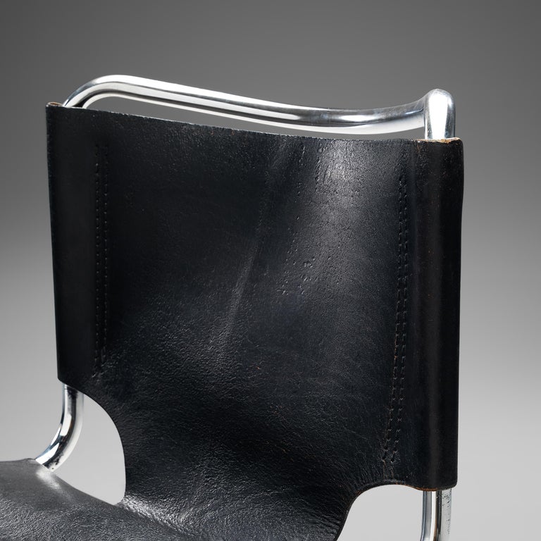 Postmodern Marble Dining Table with Pascal Mourgue 'Biscia' Chairs in ...