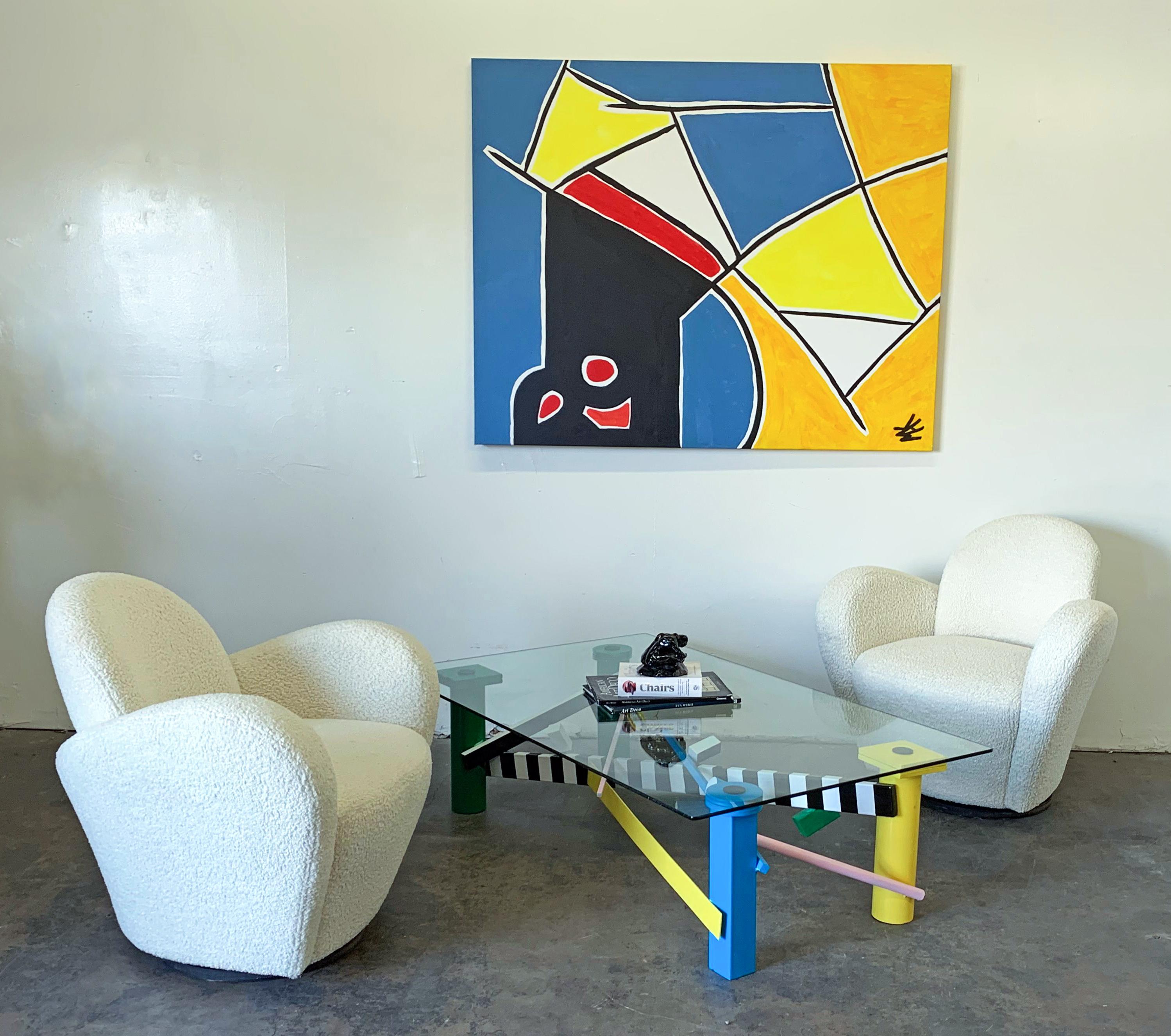 Postmodern Memphis Milano Style Coffee Table at 1stDibs | postmodern ...