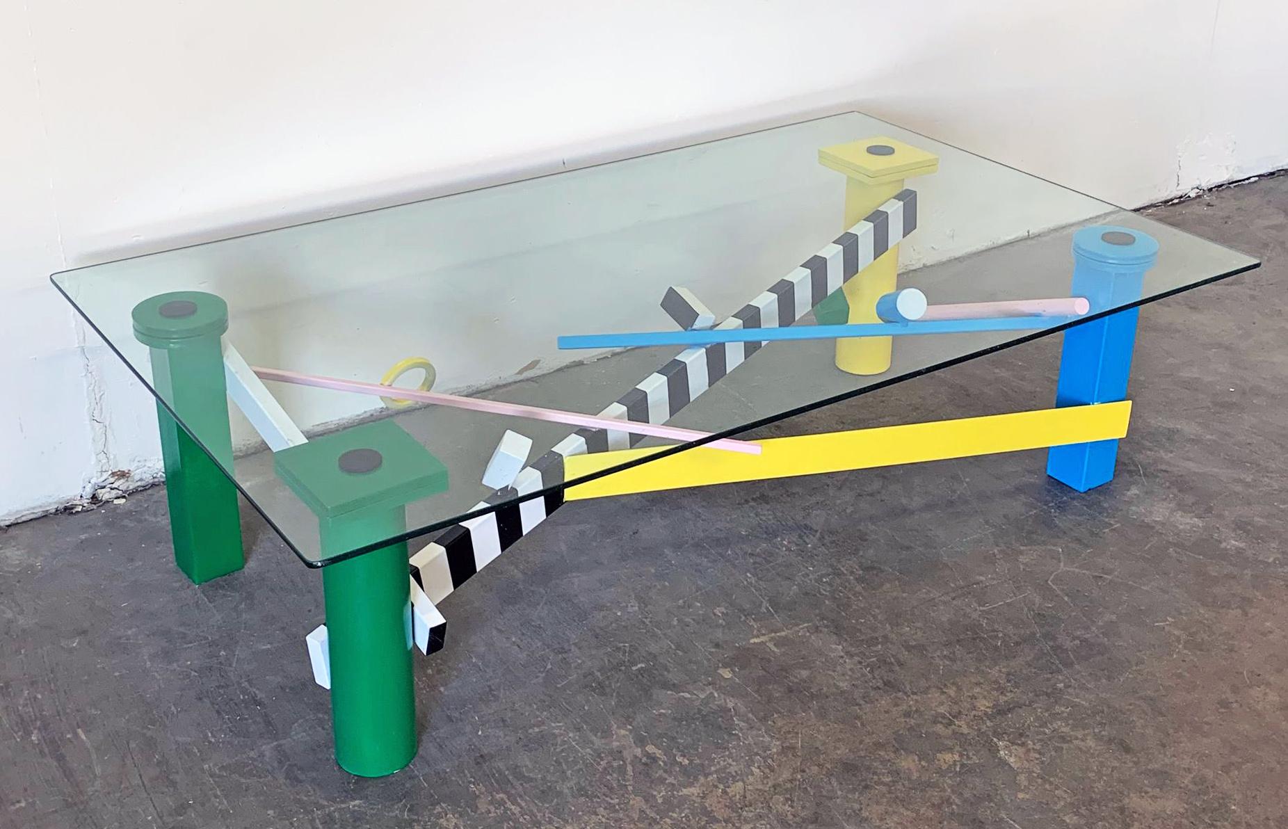 Postmodern Memphis Milano Style Coffee Table at 1stDibs | postmodern ...