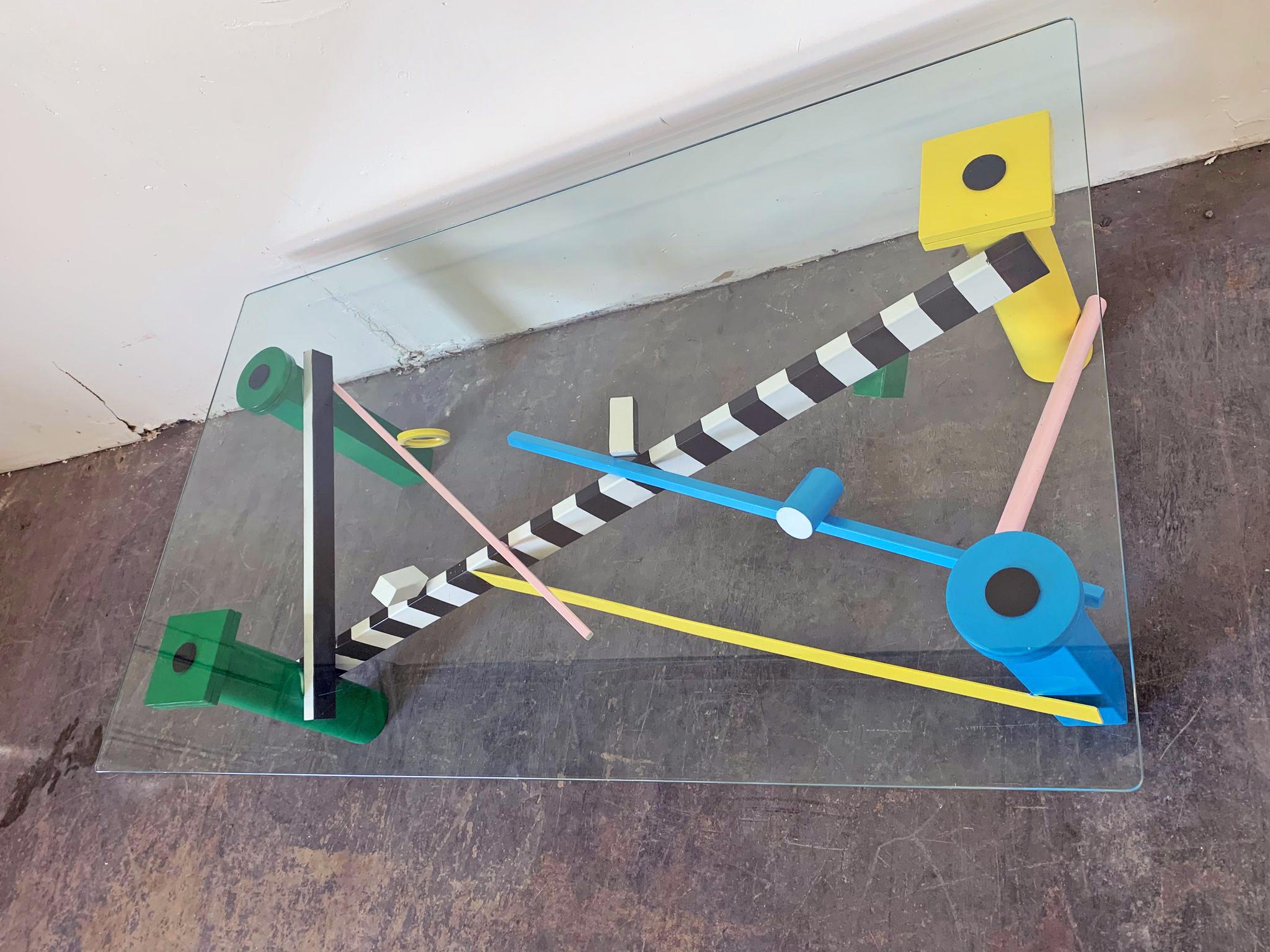 Postmodern Memphis Milano Style Coffee Table at 1stDibs | postmodern ...