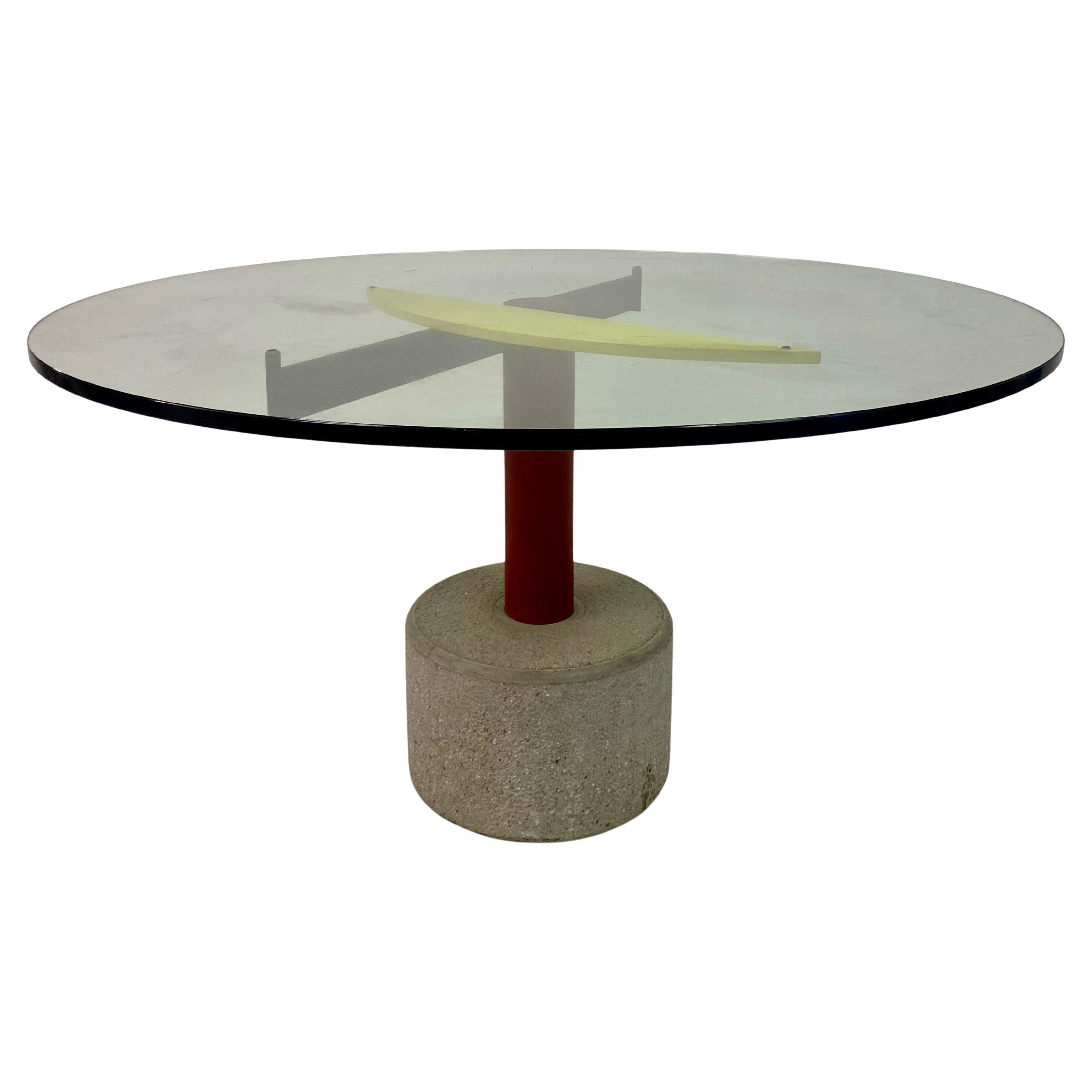 Postmodern Memphis Style Dining or Centre Table For Sale at 1stDibs