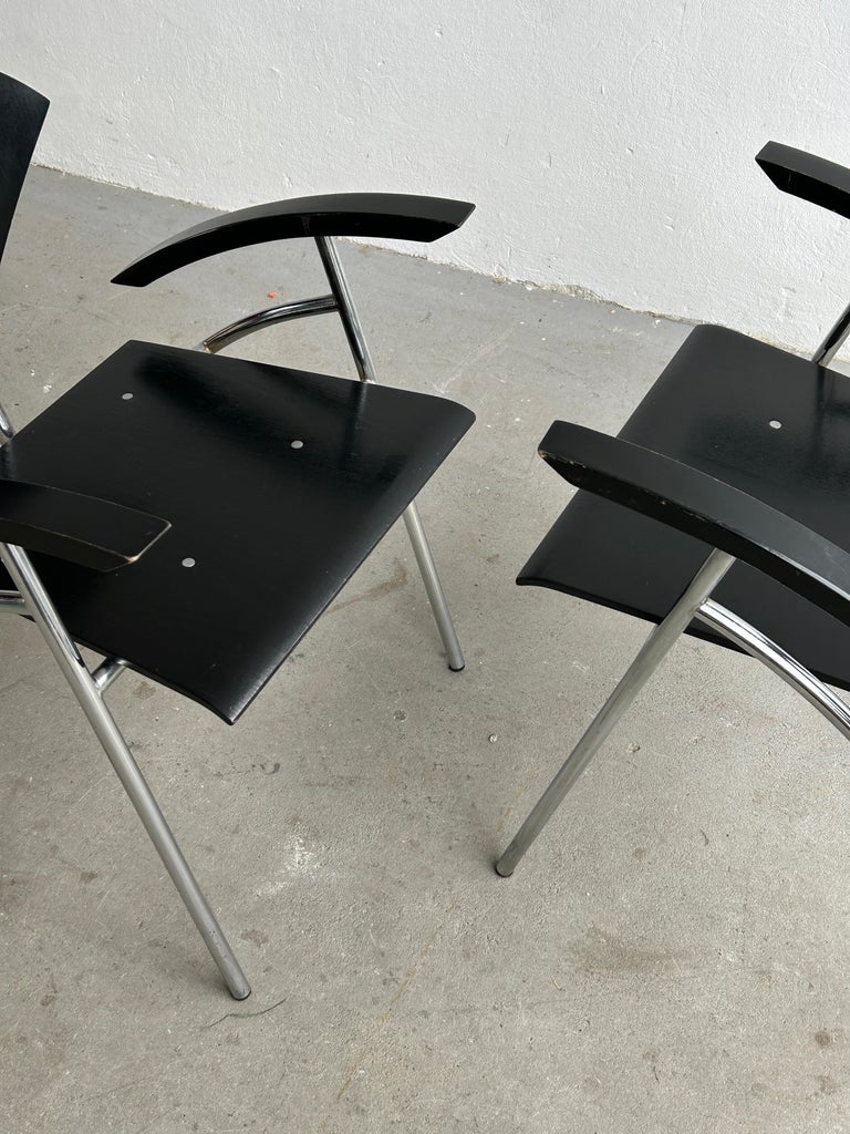 Postmodern Memphis Style Vintage Dining Chairs by Stol Kamnik, 1990s ...