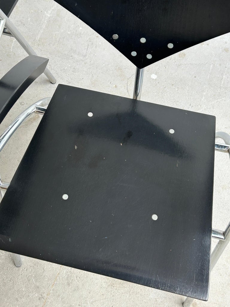 Postmodern Memphis Style Vintage Dining Chairs by Stol Kamnik, 1990s ...